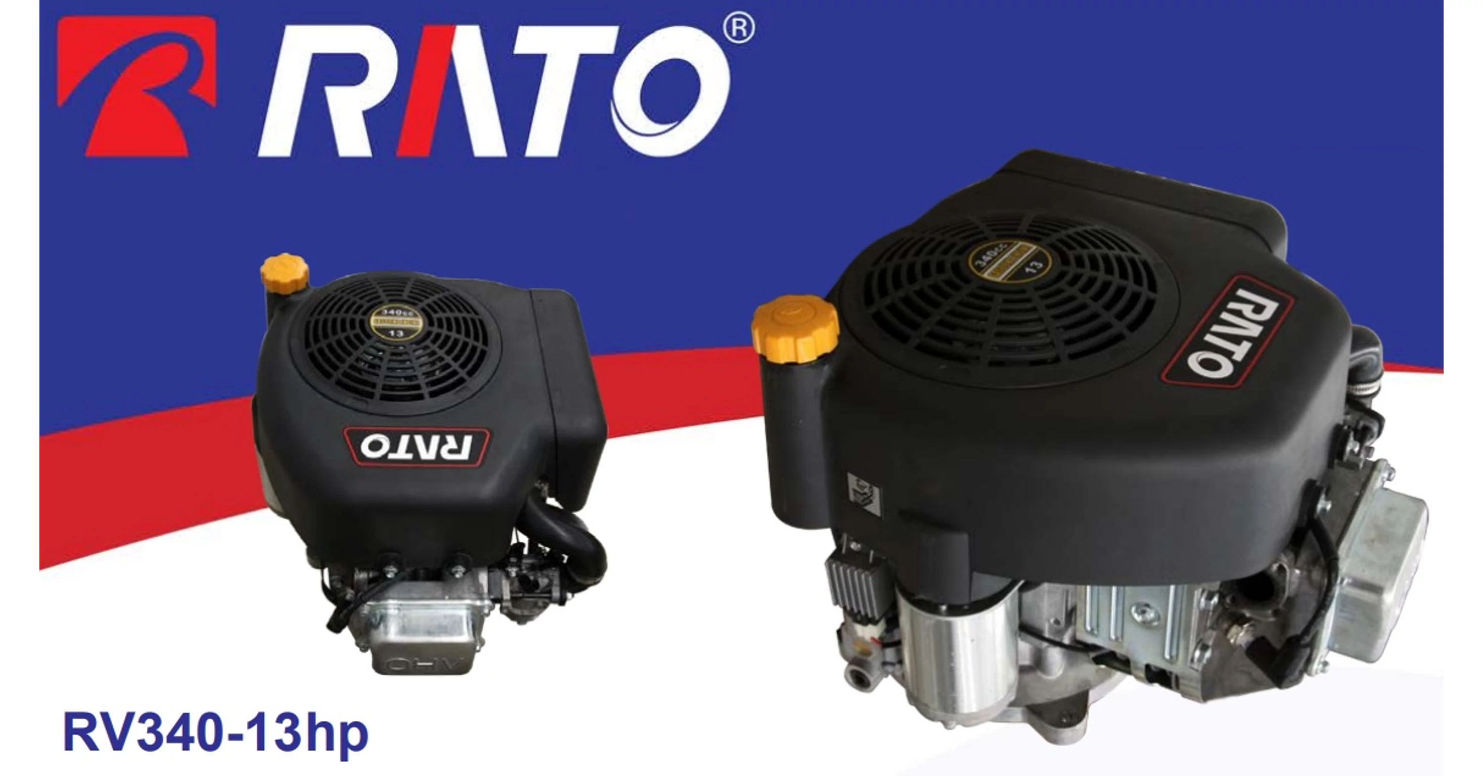 RATO RV340D fűnyíró traktor motor – ipari szerszám | RV340D